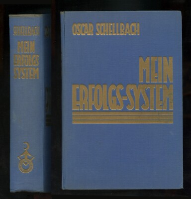 Mein Erfolgssystem - Oscar Schellbach Trausend May 1932 w/ Orig Receipt ...