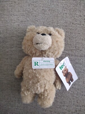 Commonwealth R Rated Ted Talking 8" Plush Movie Bear All Tags 2012 No ...