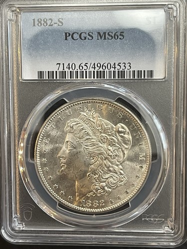 1882-S $1 PCGS MS 65 Very Sharp GEM SILVER MORGAN DOLLAR | eBay