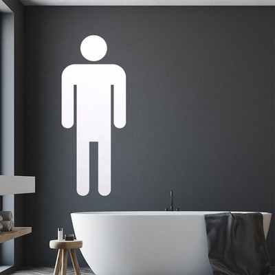 Autocollant Murale Pictogramme Masculin | eBay