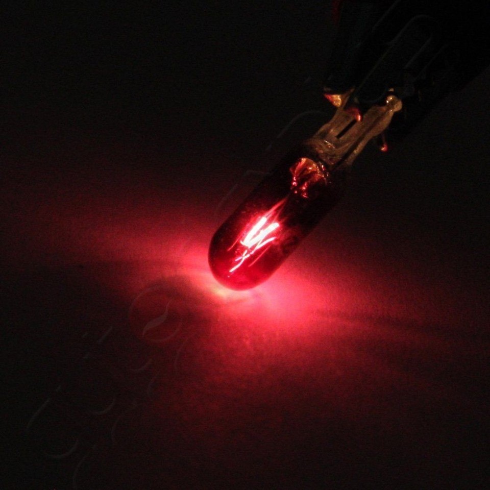 10X T5/74 Pink/Purple Instrument Panel Dash Lights Halogen Mini-Wedge ...