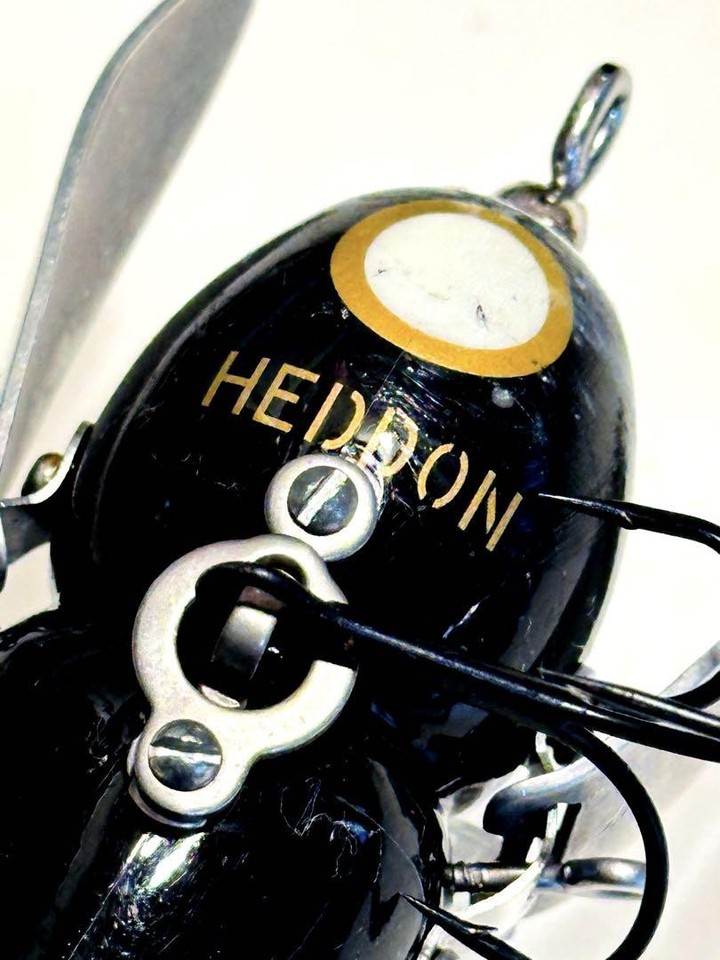 Heddon Musky Crawler Black Bone Zar Lucky 13 | eBay