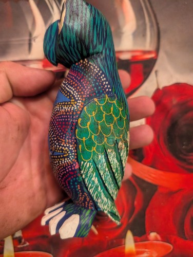 Hand-carved and painted wooden Oaxacan alebrije folk art. | eBay