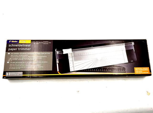 Schneidelineal TCM Tchibo 40x11cm Papierschneider Paper Trimmer #2395 ...