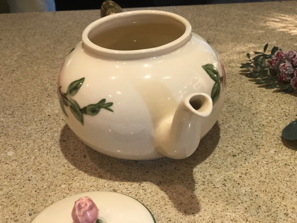 Fransiscan desert rose tea pot | eBay
