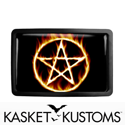 666 Pentagram Belt Buckle - Gothic Occult Satanic Pentacle Buckle - 336 ...