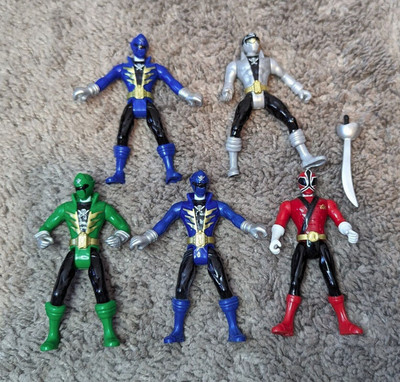 Lot of 5 SCG Power Ranger 4" Action Figures | eBay