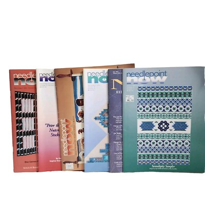 Needlepoint Now Lot of 6 Magazines 2001 2002 Needlepointers | eBay