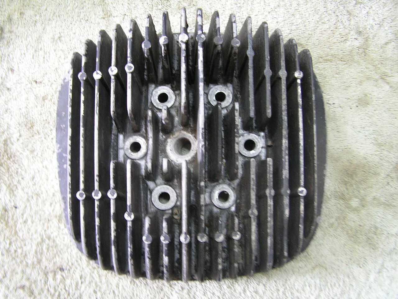 Suzuki 1977 78 RM250 Cylinder Head Good Shape RM 250 77 1978 AHRMA | eBay