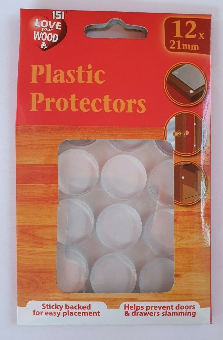 PLASTIC PROTECTORS PADS DOTS SELF ADHESIVE CABINET BUFFERS 6mm 8mm 10mm ...