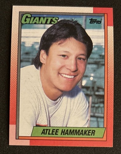 1990 Topps Atlee Hammaker Baseball Card #447 Giants Pitcher VG O/C | eBay