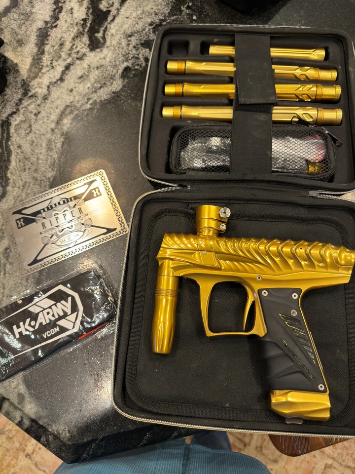 NEW HK Army VCOM Ripper Paintball Gun - Gold | eBay