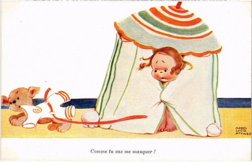 PC ARTIST SIGNED MABEL LUCIE ATTWELL COMME TU VAS ME MANQUER (a42458 ...