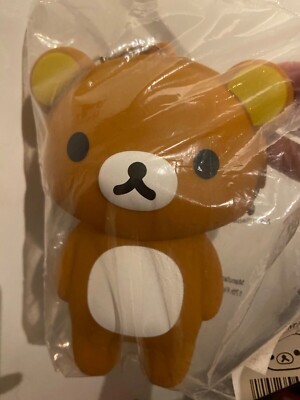 7" rilakkuma figure silicon bag unopened new collectible rare san-x | eBay