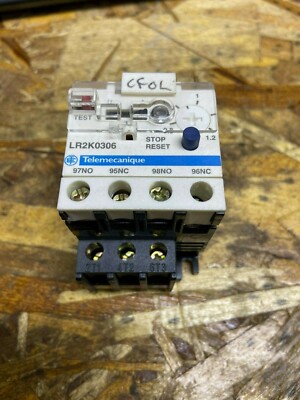 TELEMECANIQUE LR2K0306 THERMAL OVERLOAD RELAY | eBay