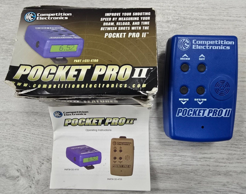 Competition Electronics Pocket Pro II Shot Timer - Blue | eBay