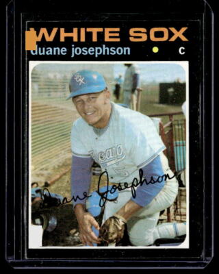 1971 Topps #56 Duane Josephson Chicago White Sox EX+ Baseball Card ...