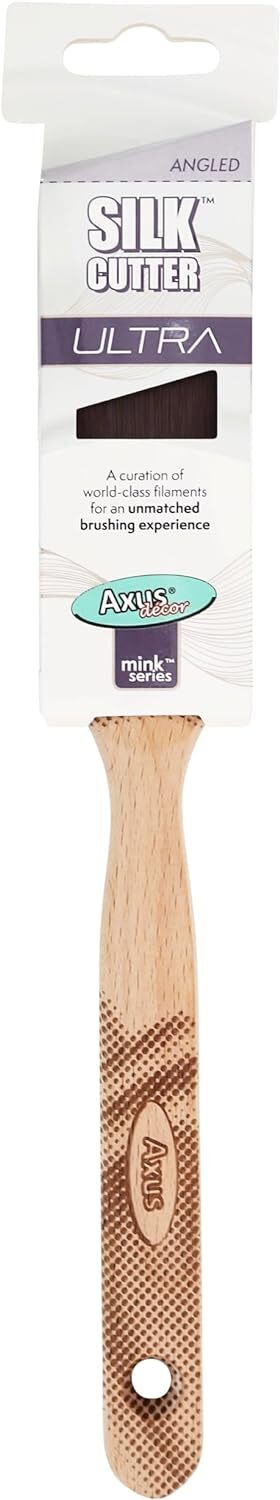 1.5" Axus Decor Angled Ultra Paint Brush Silk Cutter | eBay