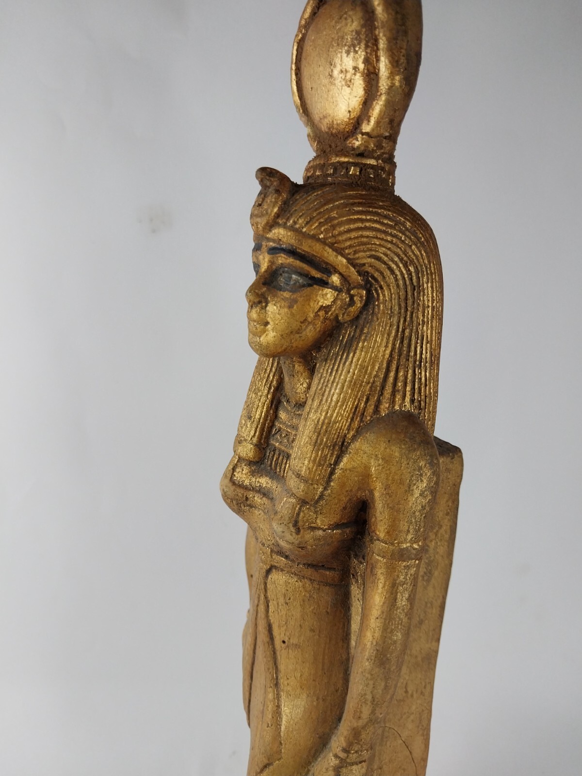 RARE ANCIENT EGYPTIAN ANTIQUE Statue Goddess Isis Large Heavy Stone ...