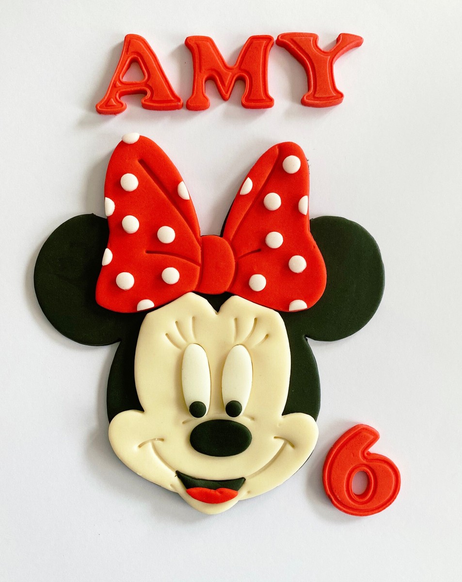 Minnie Mouse Fondant Cake