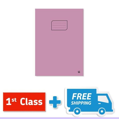 A4 Plain Exercise Book - Paper Notebook Pad School Classroom Write Draw ...