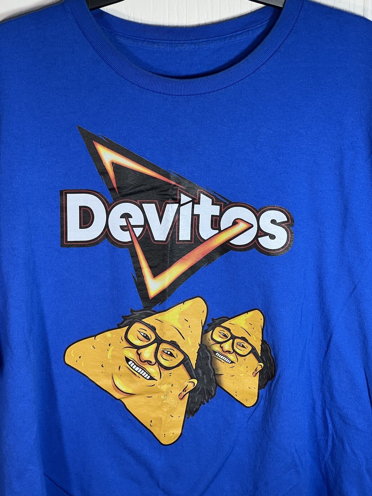 Actor Danny DeVito Cool Ranch Devitos Chips 3XL Royal Blue Parody Tee ...