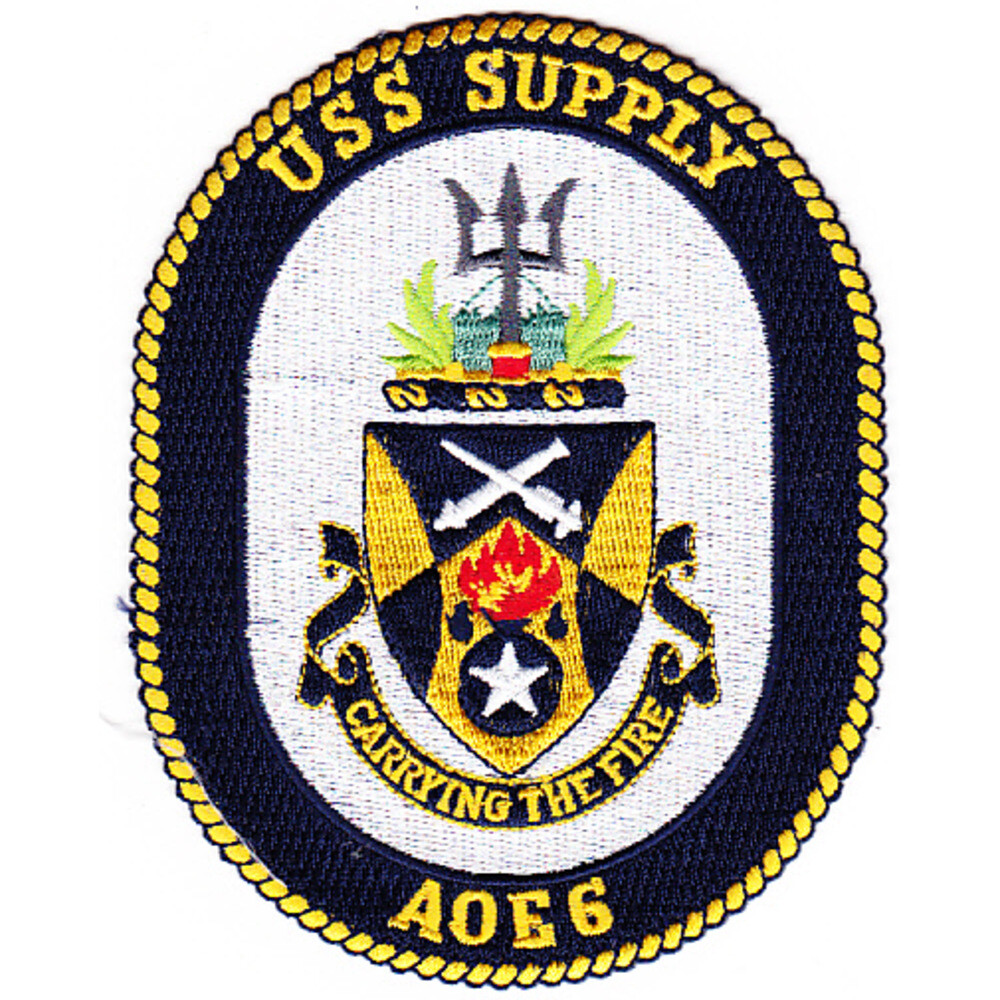 USS Supply AOE 6 Fast Combat Support Ship Patch | eBay