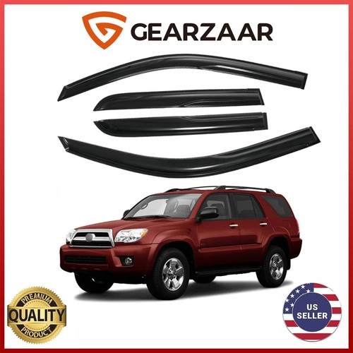 Out-Channel Window Visor Vent Rain Guards Deflector for Toyota 4Runner ...
