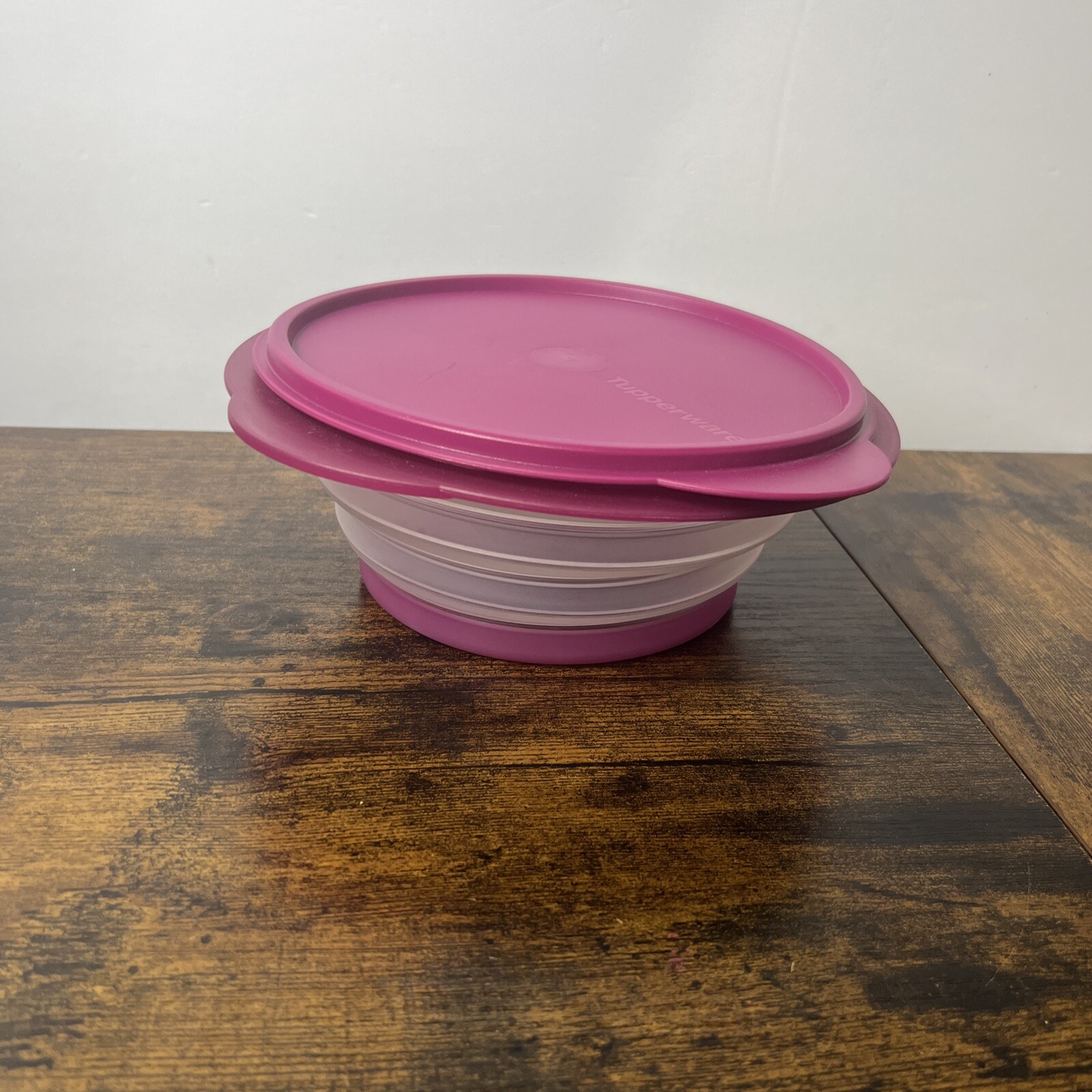 Tupperware Flat-Out Collapsible 950ml 4cup Bowl 5453C-2 lid 5455a-3 | eBay
