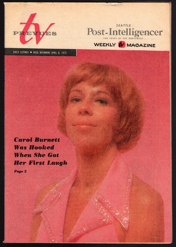 TV GUIDE/CAROL BURNETT/YOUNG & THE RESTLESS/SHARON OBECK/BRENDA DICKSON ...