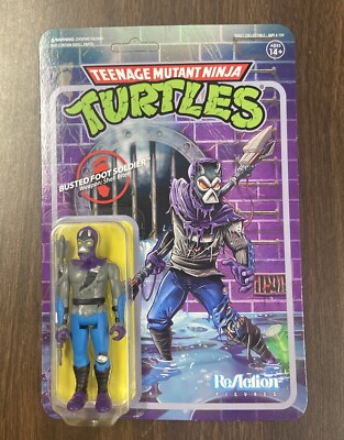 Damaged Foot Soldier ReAction 3.75’’ Figure Teenage Mutant Ninja ...