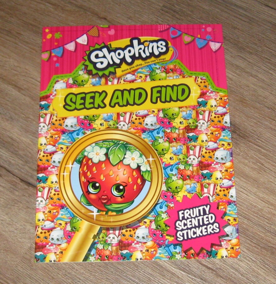 Shopkins BOOK Seek and Find + stickers | eBay