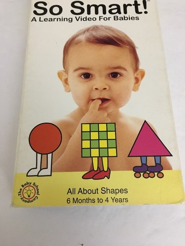 So Smart!-Shapes(VHS,1999)Volume 2-TESTED-RARE VINTAGE COLLECTIBLE ...