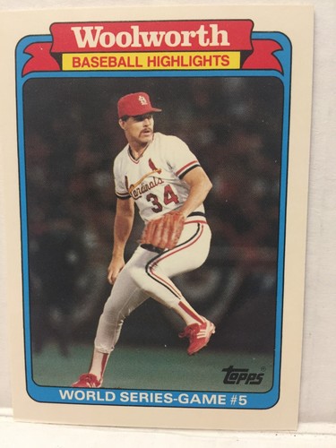 Danny Cox Woolworth Baseball Highlights Vintage Baseball Card | eBay