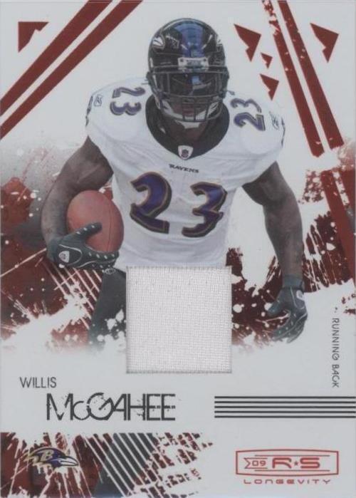 2009 Donruss Rookies & Stars Longevity - Willis McGahee #9 Ruby ...