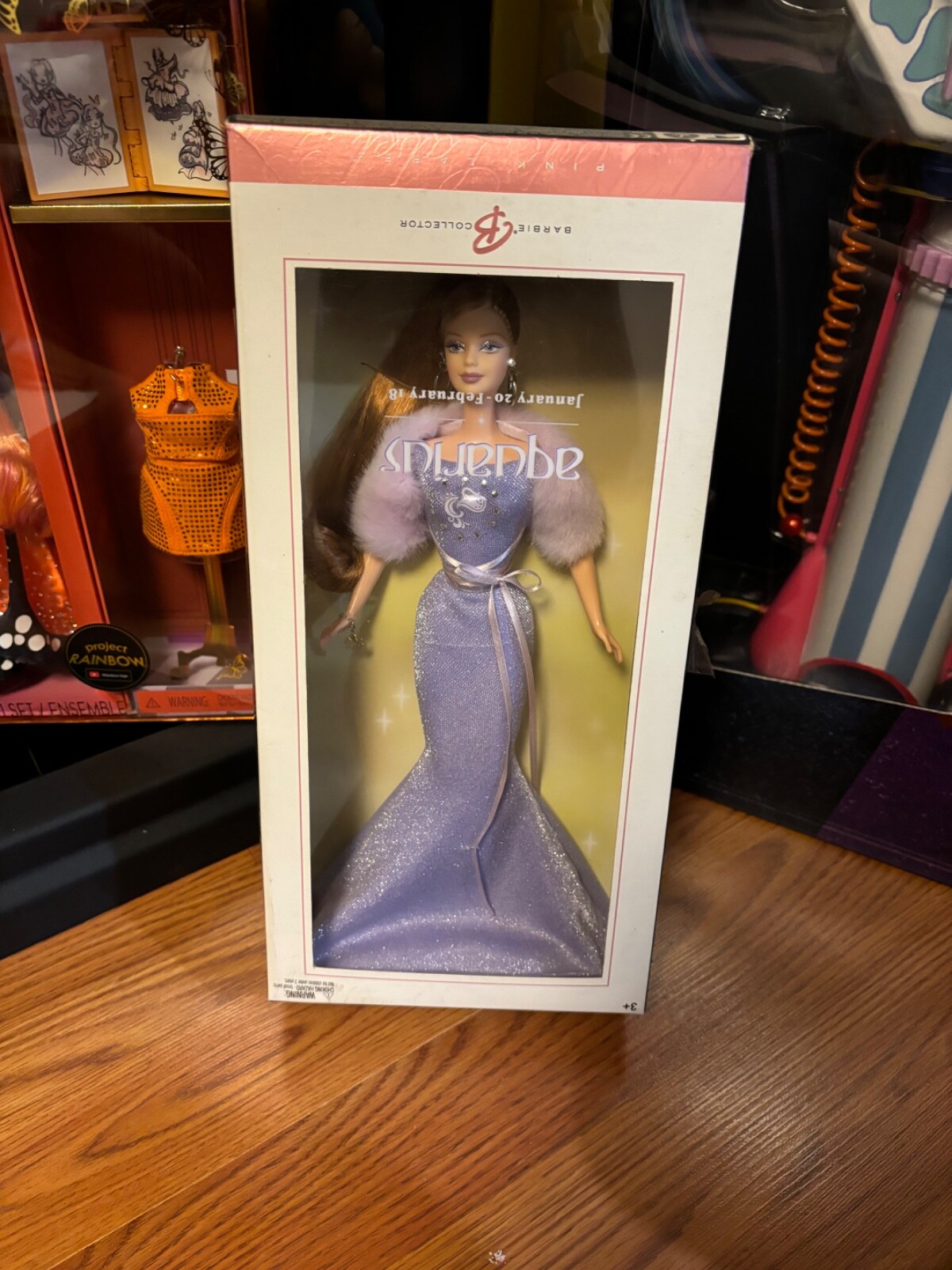 AQUARIUS Zodiac Barbie Doll Collector Pink Label | eBay