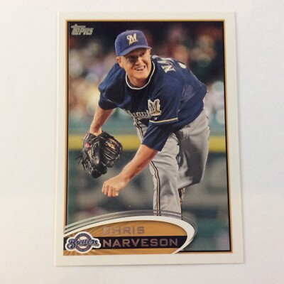 2012 Topps #633 Chris Narveson Milwaukee Brewers | eBay