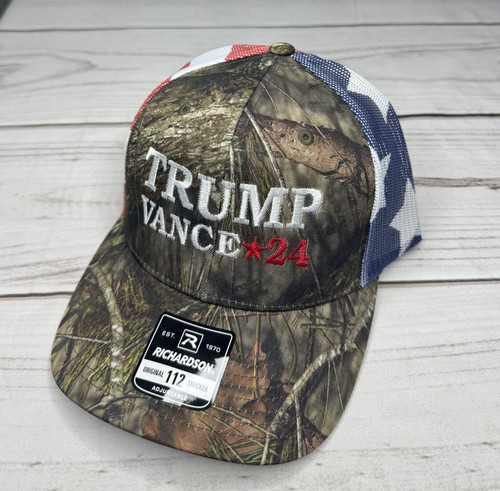 TRUMP VANCE 2024 Richardson Trucker Hat Embroidered Donald Trump Cap ...