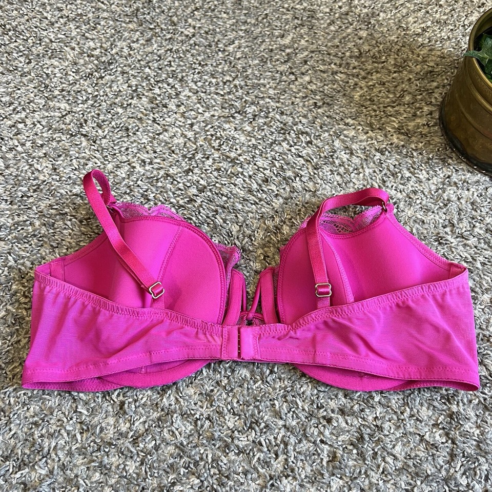 Victoria’s Secret Bra Pink Very Sexy Push-Up Without Padding Sz 38D ...