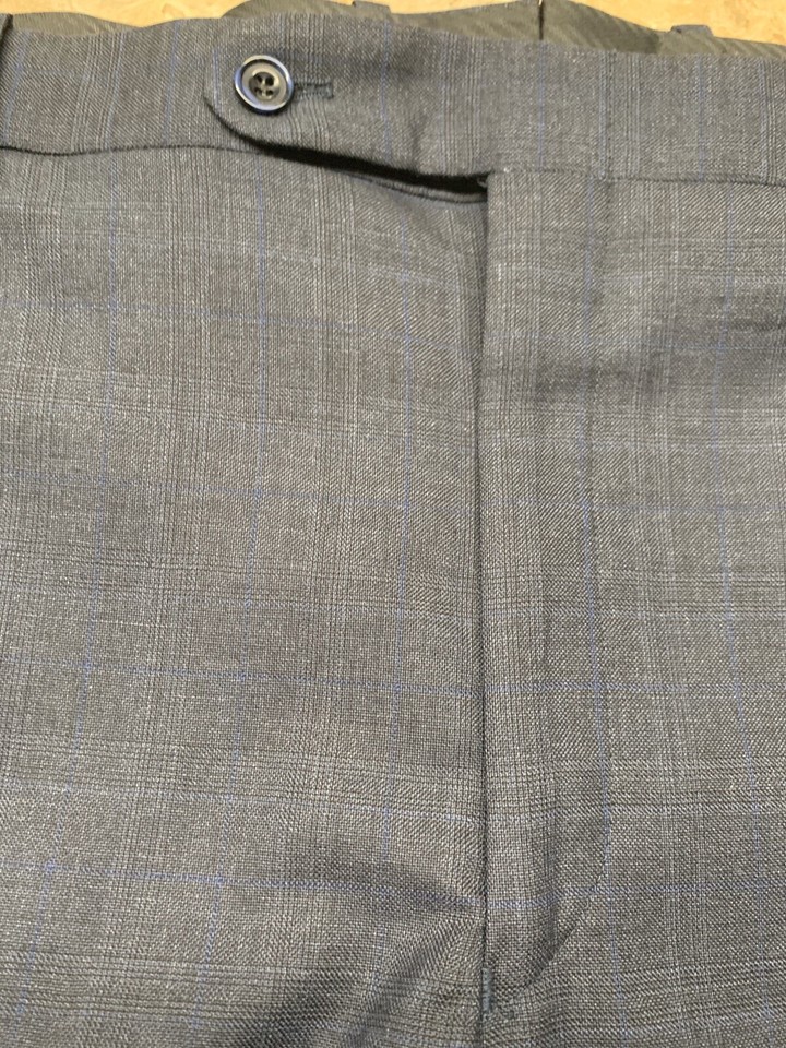 SLACKS 53 X 31 1/2 MEN’S DRESS BLUE NON-PLEATED SEPARATES by CORBIN | eBay
