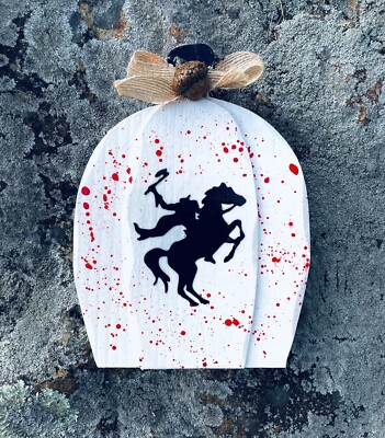 Headless Horseman-Sleepy Hollow Cemetery Acorn Handmade Decor (🩸BLOOD ...