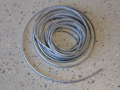 CHROME CABLE WRAP TRIM COVERING small size for THROTTLE CABLES CHOKE ...