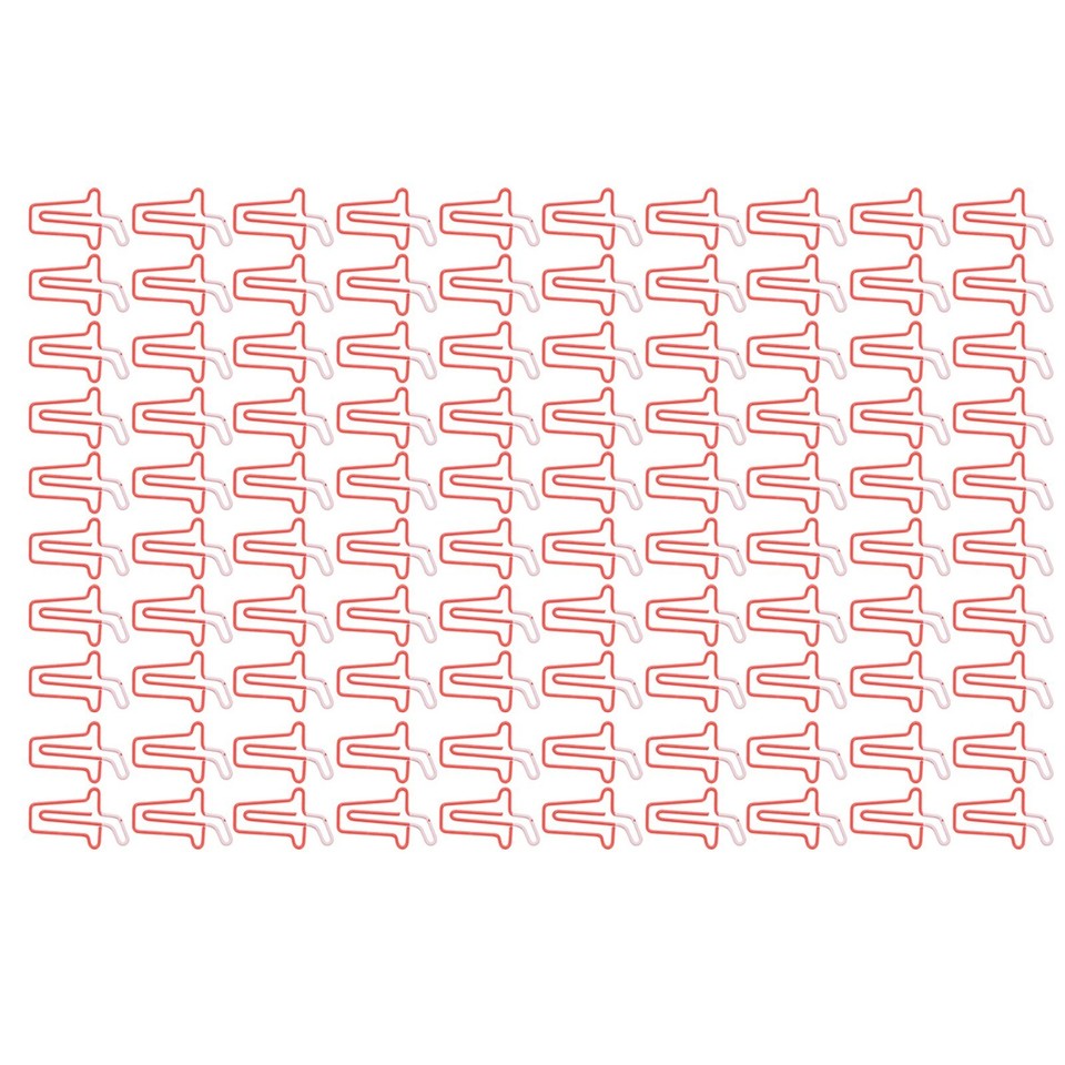 100Pcs Paper Clips Drink Cup Shape Lightweight Portable Electroplating Process | eBay