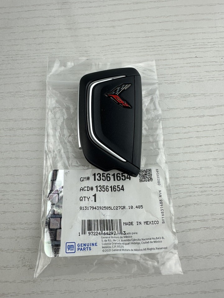 NEW OEM 2020-2025 CORVETTE SMART KEY KEYLESS REMOTE FOB ALARM 13561654 ...