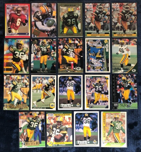 Leroy Butler 19 NFL Cards - NFL Pro Set, Score, Action Packed, Fleer ...