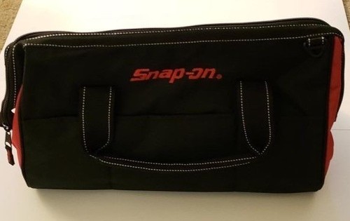 New Snap On tool bag tote carry tools soft handle + shoulder strap 18 ...