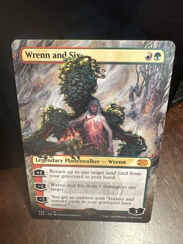 MTG Wrenn And Six - Legendary Planeswalker - Borderless - 334 - Mythic ...