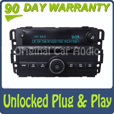 UNLOCKED Chevrolet OEM Radio Stereo AUX MP3 CD Disc Player Receiver ...