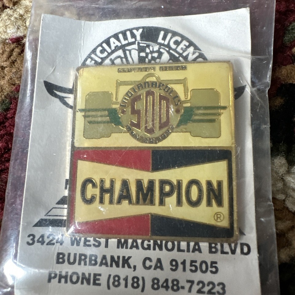 Vintage 1995 Indianapolis 500 Hat Lapel Pin Indy 500 Indy Car Champion ...