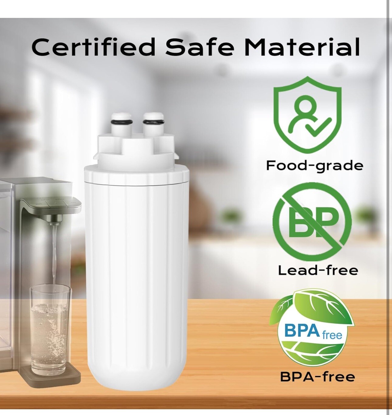 3 Pack Water Filter Compatible with Brita Hub Instant Powerful ...